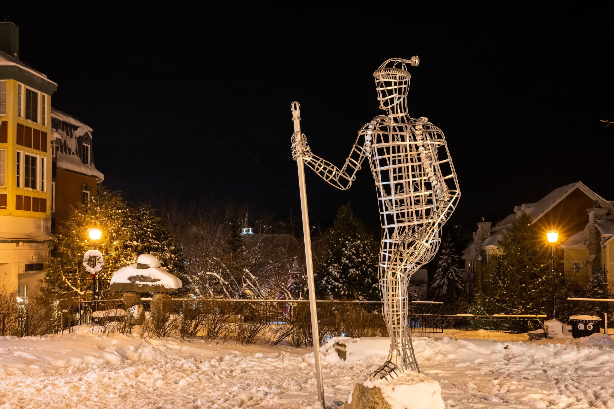 A New Sculpture Inaugurated on Promenade Deslauriers | Blogue Tremblant